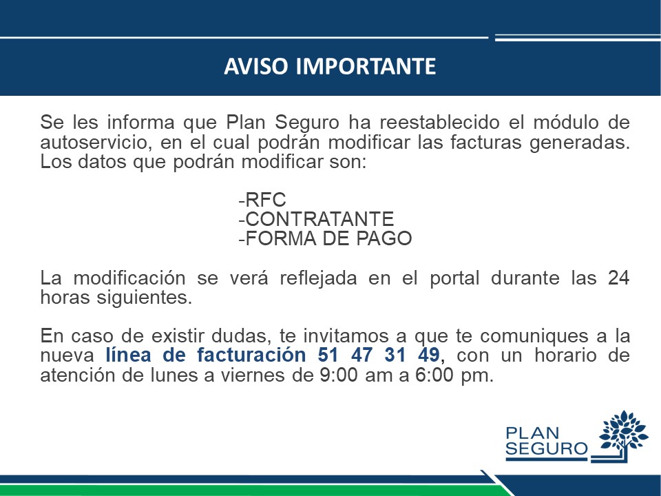 Plan Seguro - Mi Salud es HOY